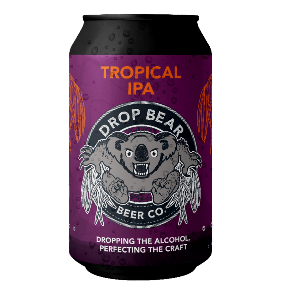 Home Drop Bear Beer Co. Tropical IPA 4 pack 0.5% 300ml