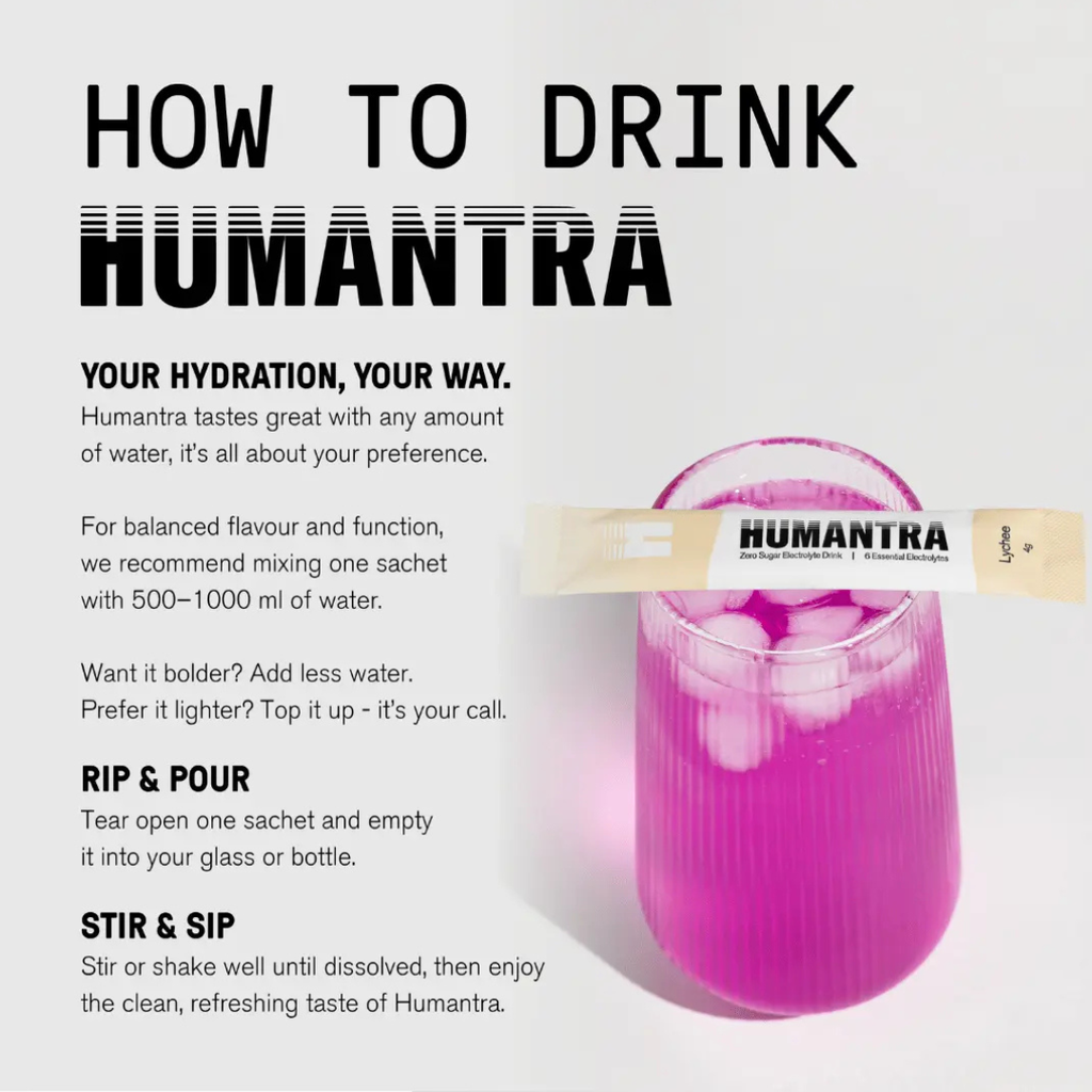 Home Humantra Lychee Electrolyte 1 box of 15 Sachets
