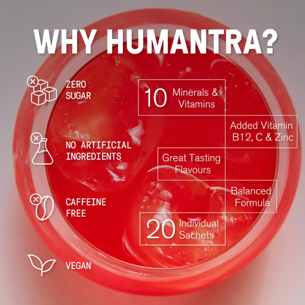 Home Humantra Berry Pomegranate Electrolyte 1 Box of 15 Sachets