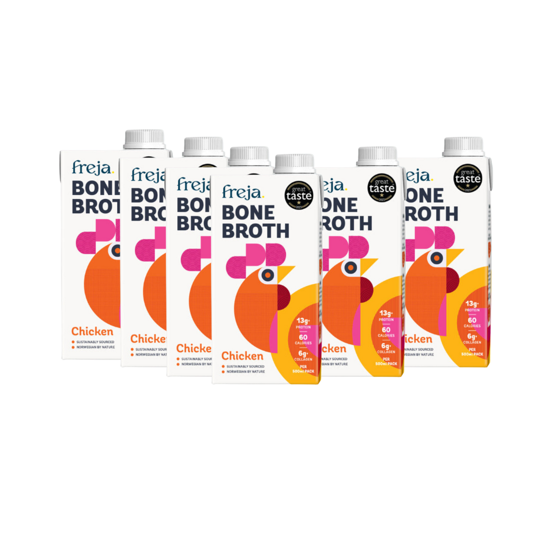 Freja Chicken Bone Broth Liquid 500ml x 6 – WellEasy