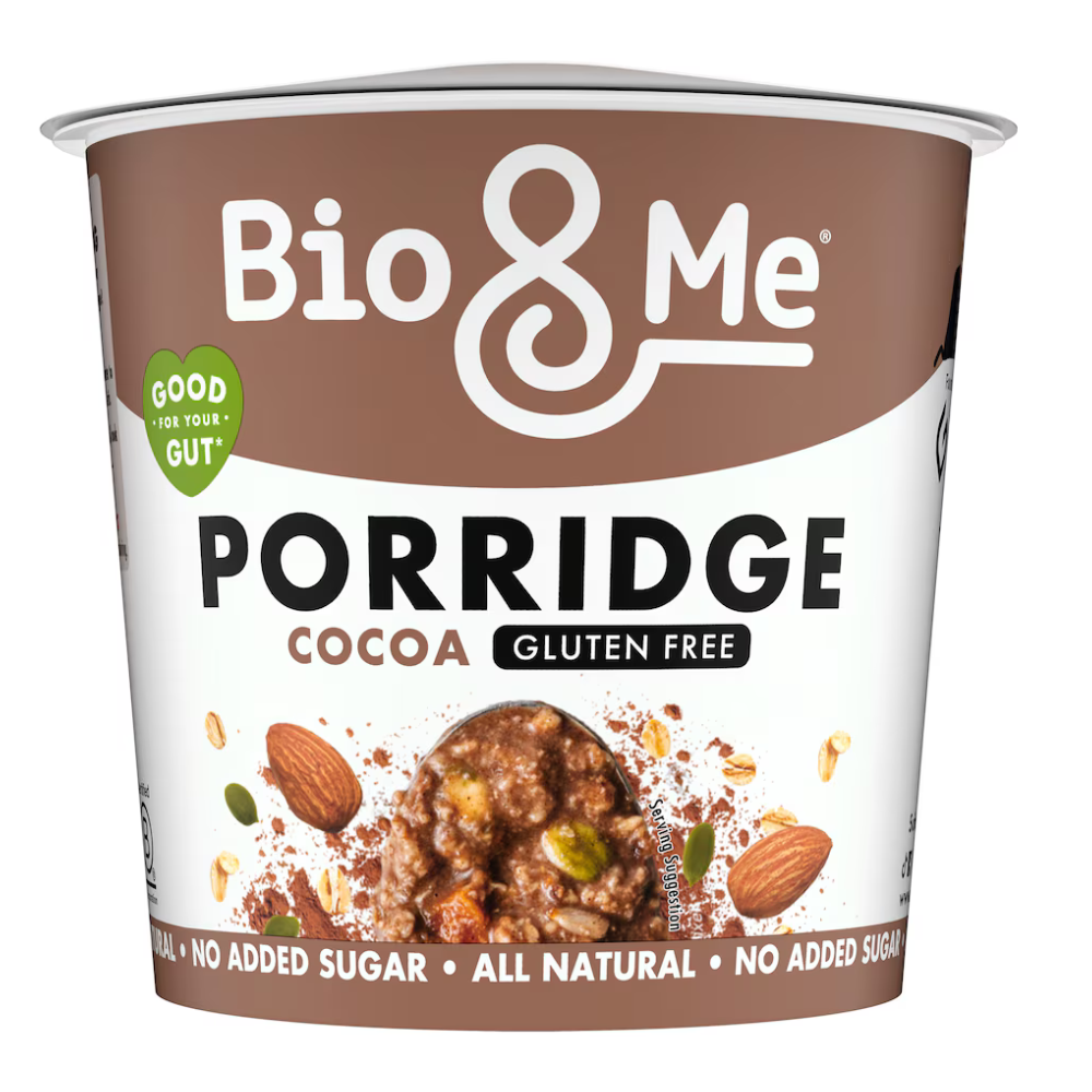Home Diets Vegetarian Bio&Me Gluten Free Cocoa Porridge Pot 58g