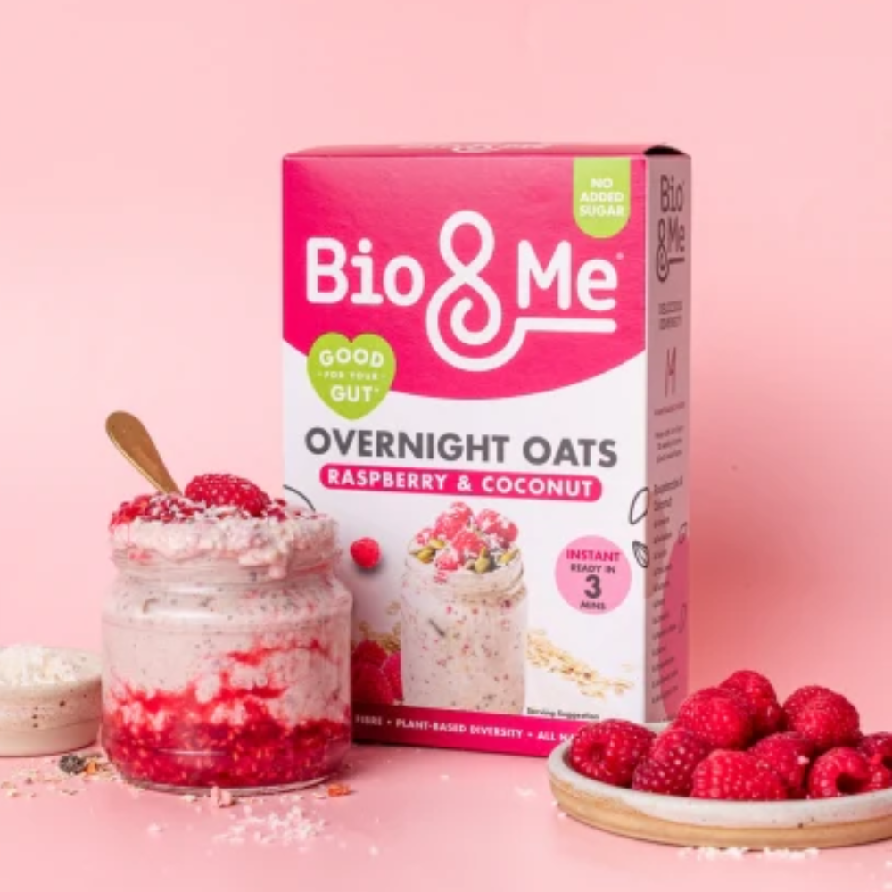Home Bio&Me Raspberry & Coconut Overnight Oats 350g