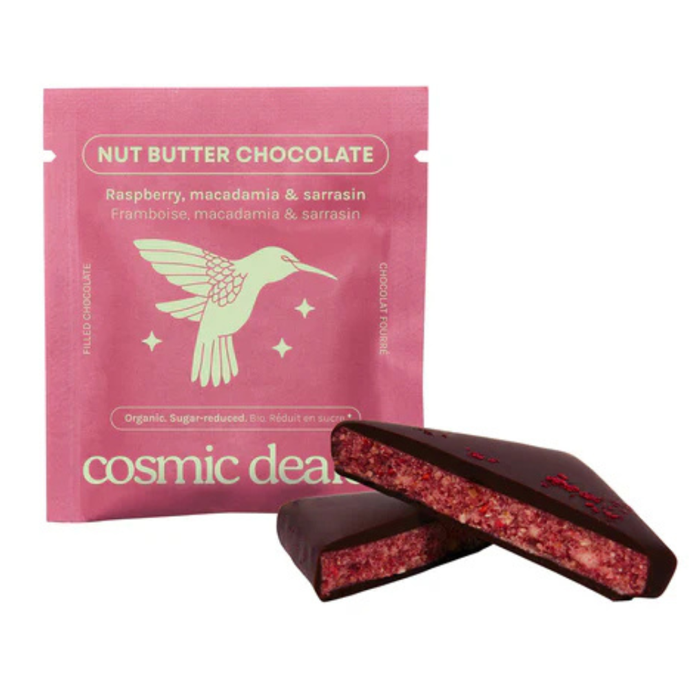 Home Cosmic Dealer Raspberry Dark Chocolate Cashew Butter Bar 20g