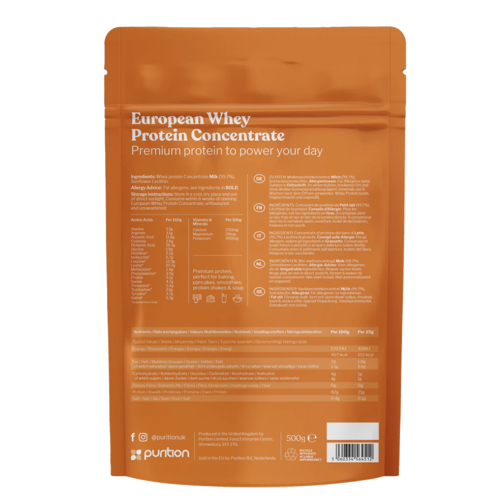 Home Environmental & Social Grass Fed Purition Whey Protein Concentrate ...