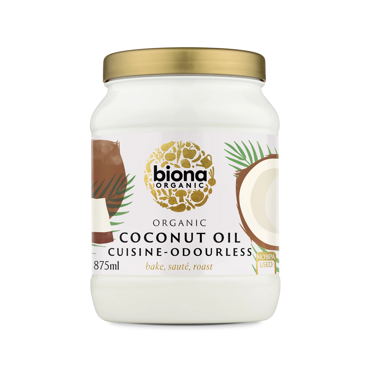 Biona Organic Odourless Coconut Oil 875ml – WellEasy