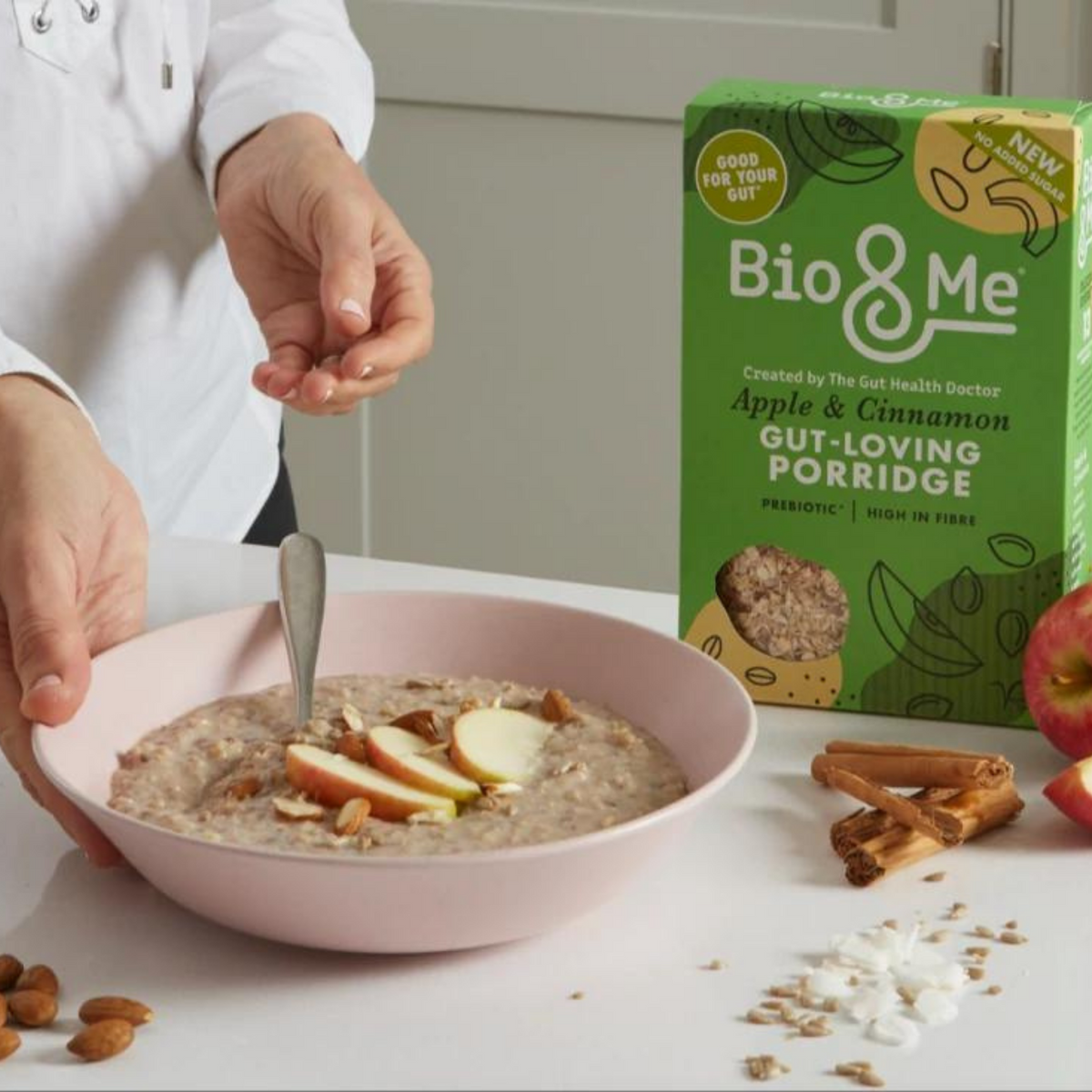 Bio&Me Apple & Cinnamon Gut Loving Vegan Porridge 400g – WellEasy
